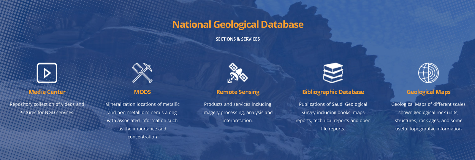Navigating Saudi Arabia's NGDR Geological Data Portal